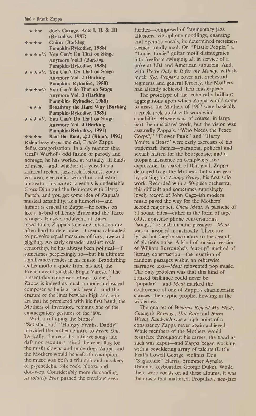 The Rolling Stone Record Guide